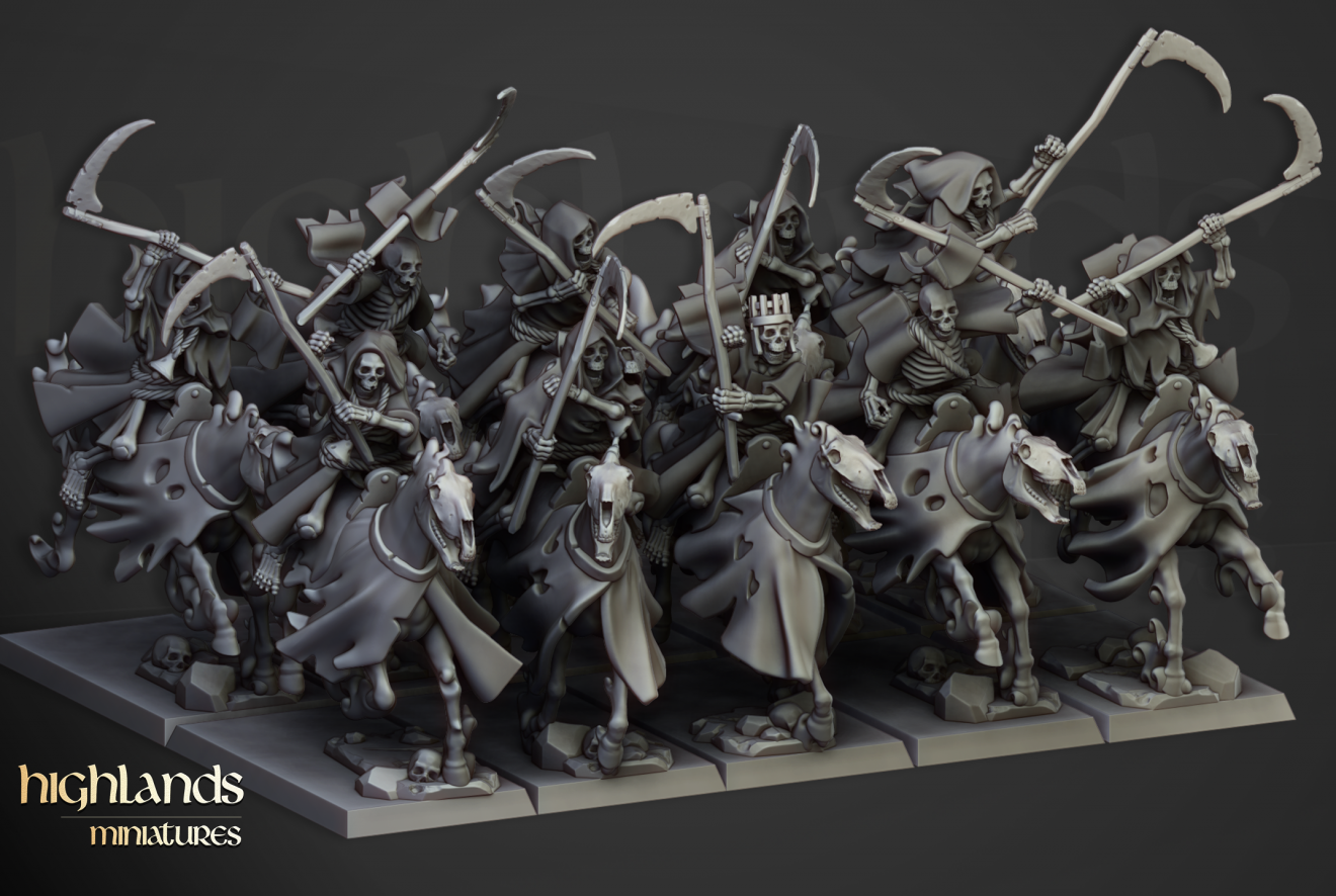 Caballería espectral (Spectral Cavalry) - Minis&Deco 3D Prints