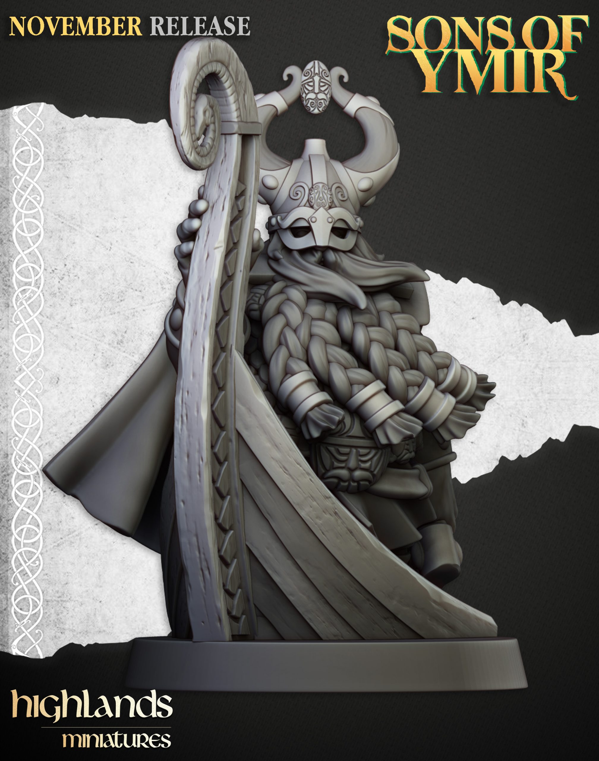 Señor de los mares enano (Dwarf Sea Lord) - Minis&Deco 3D Prints
