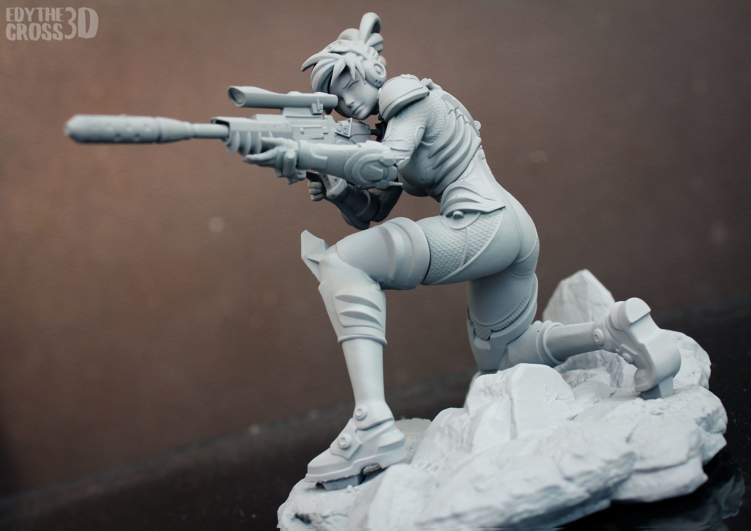 Kerrigan como Ghost - Minis&Deco 3D Prints