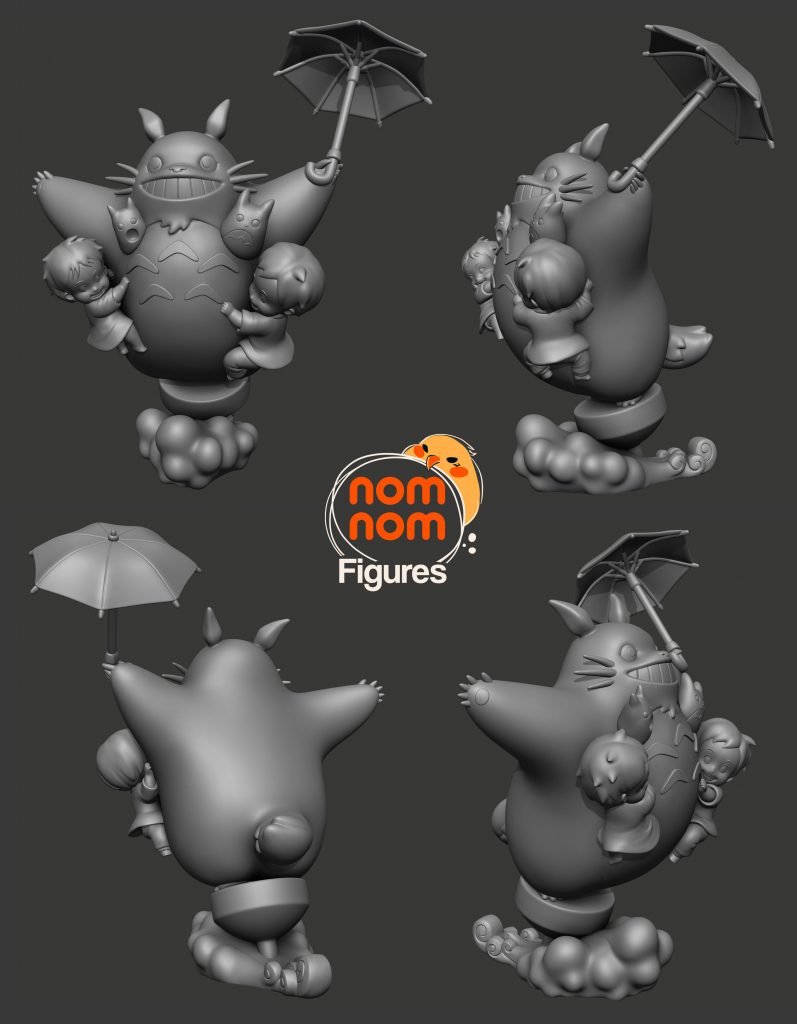 Chibi de Mi Vecino Totoro - Minis&Deco 3D Prints