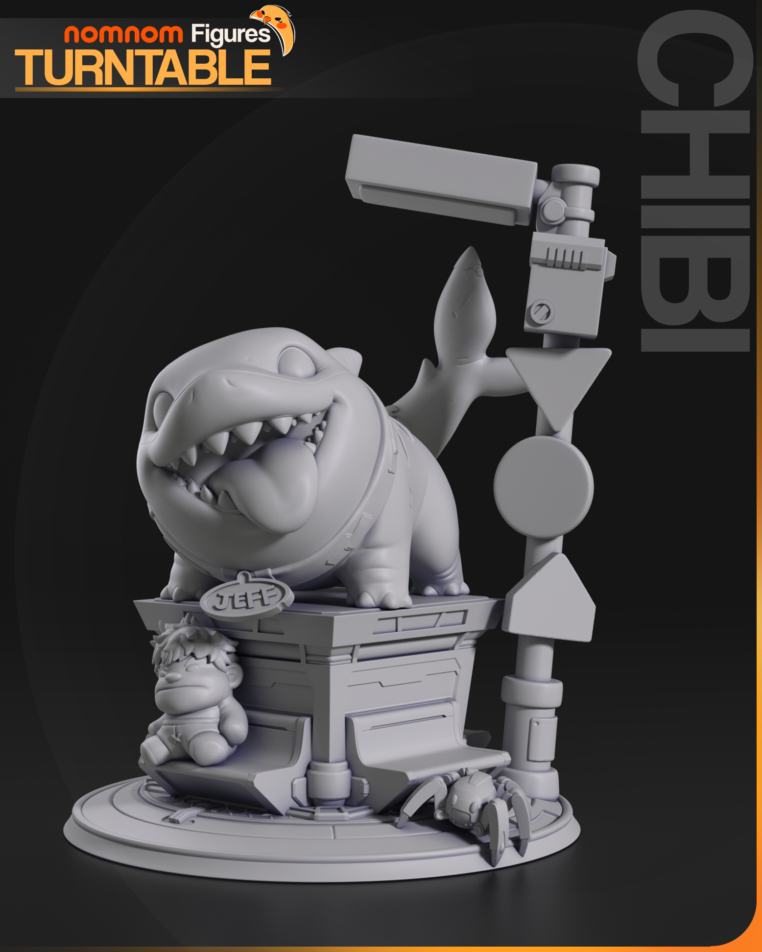 Chibi de Jeff - Marvel Rivals - Minis&Deco 3D Prints