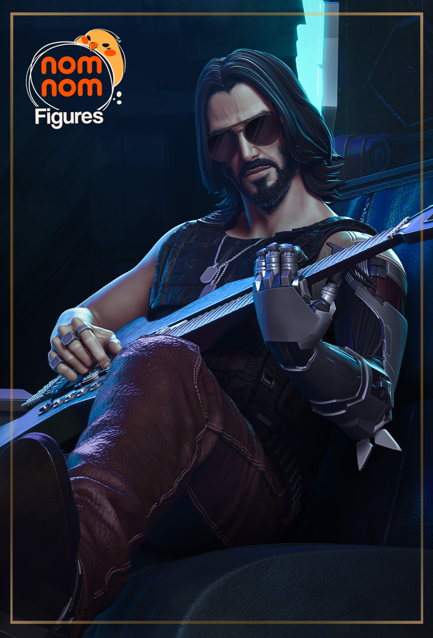 Johnny Silverhand – Cyberpunk 2077 - Minis&Deco 3D Prints